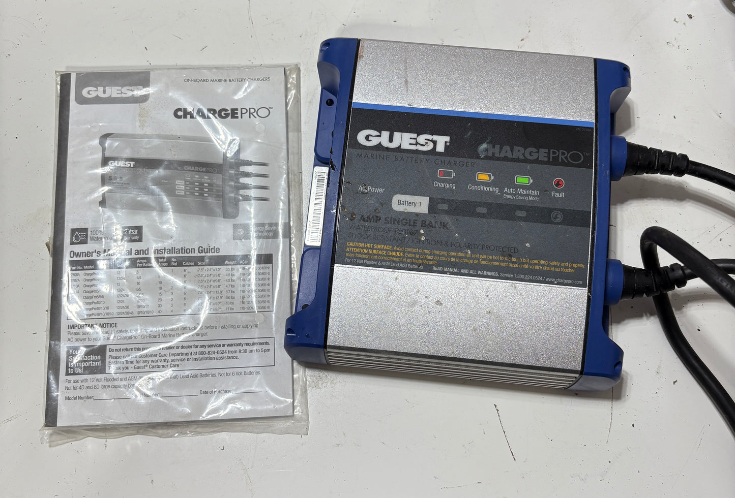 Guest Charge Pro 5, Single Bank Marine Charger – Sailboat Parts