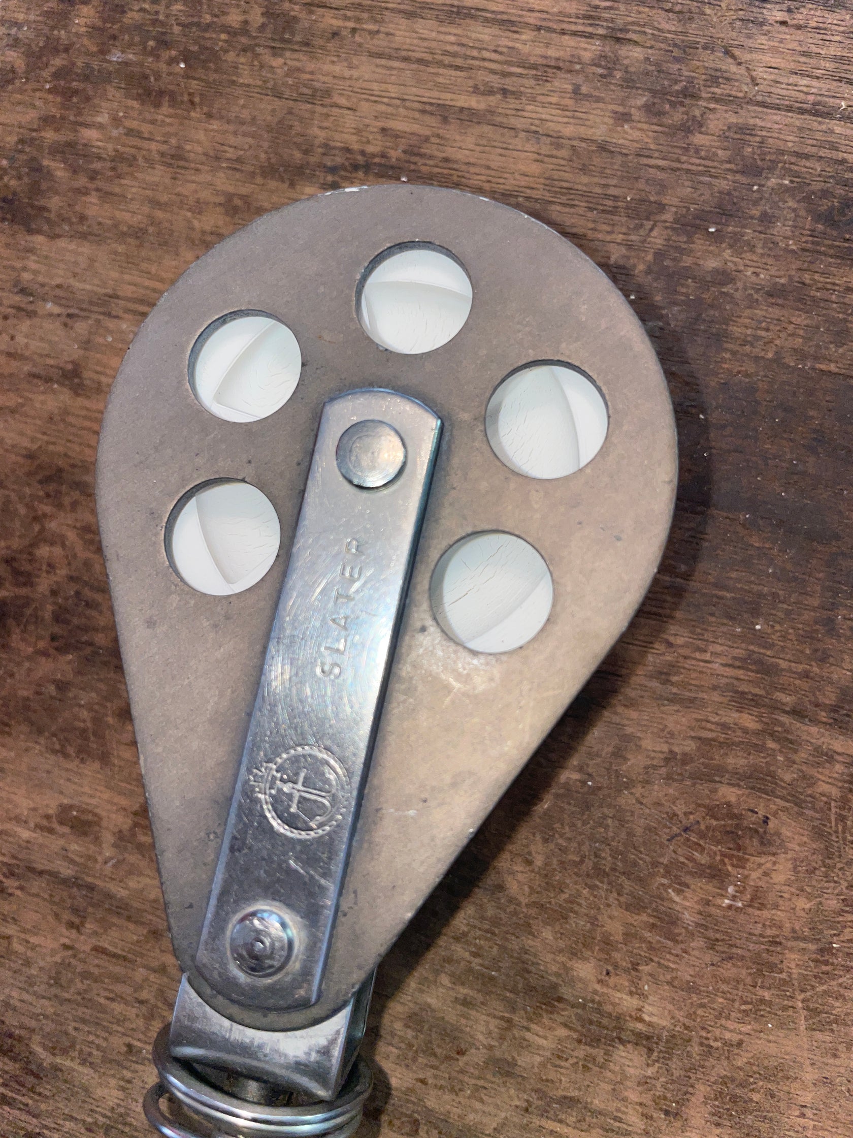 Slater 2 1/8” Sheave Single Block Track Car- 1” Track ; 7/16” Line ...