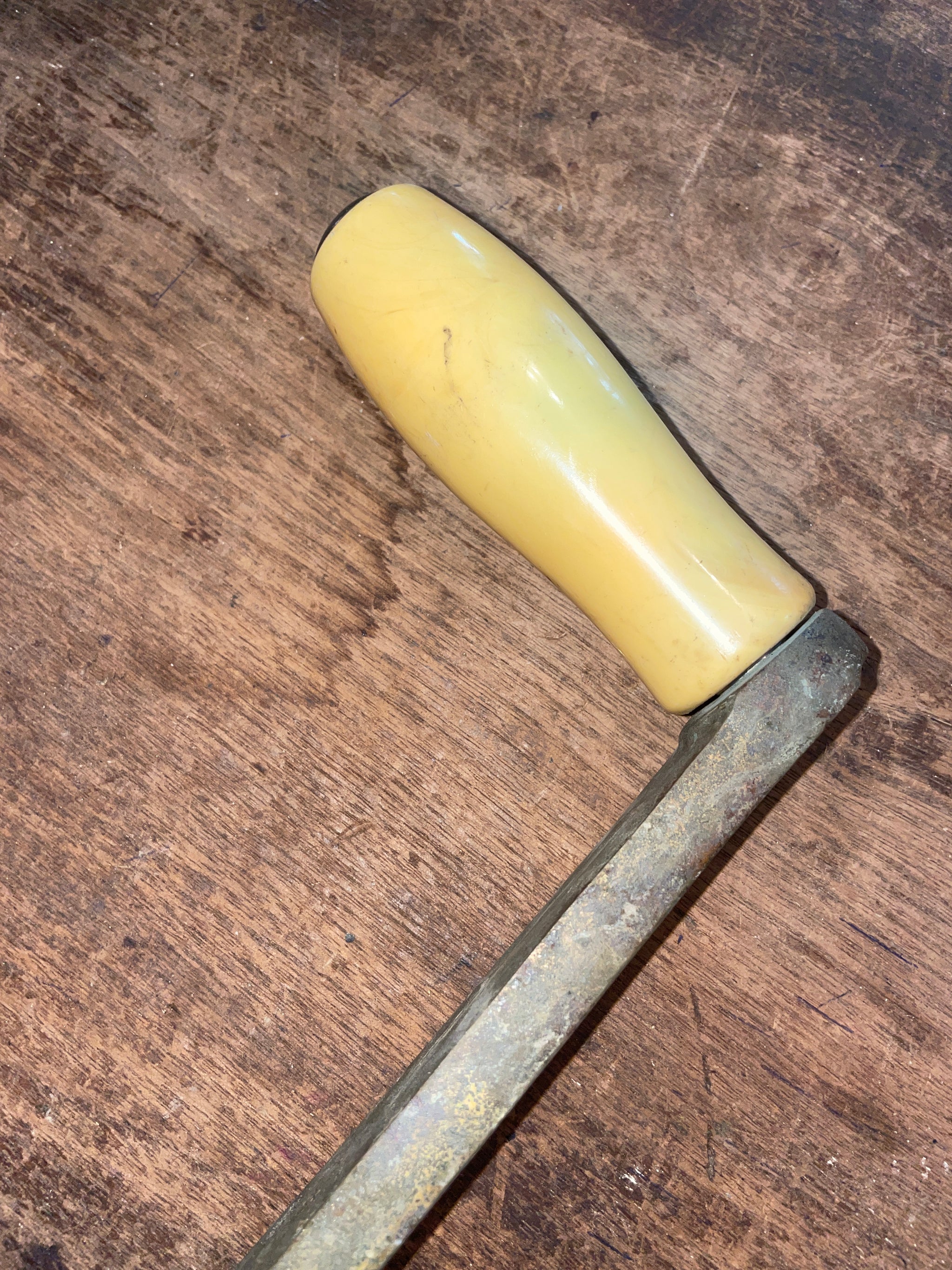 Vintage Bronze 10 1/2” Long Winch Handle- 1 1/2” Insert – Sailboat Parts