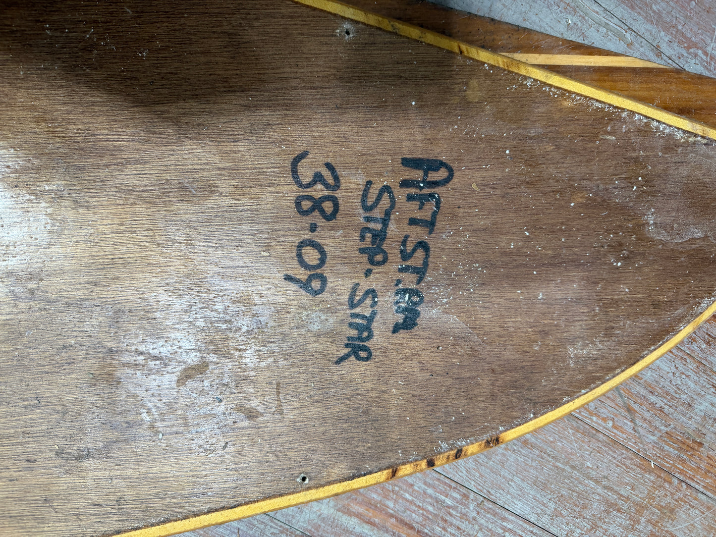 PAIR AFT. STEP PORT&STARBOARD SIDE Teak & Holly Wood- Catalina Morgan ...