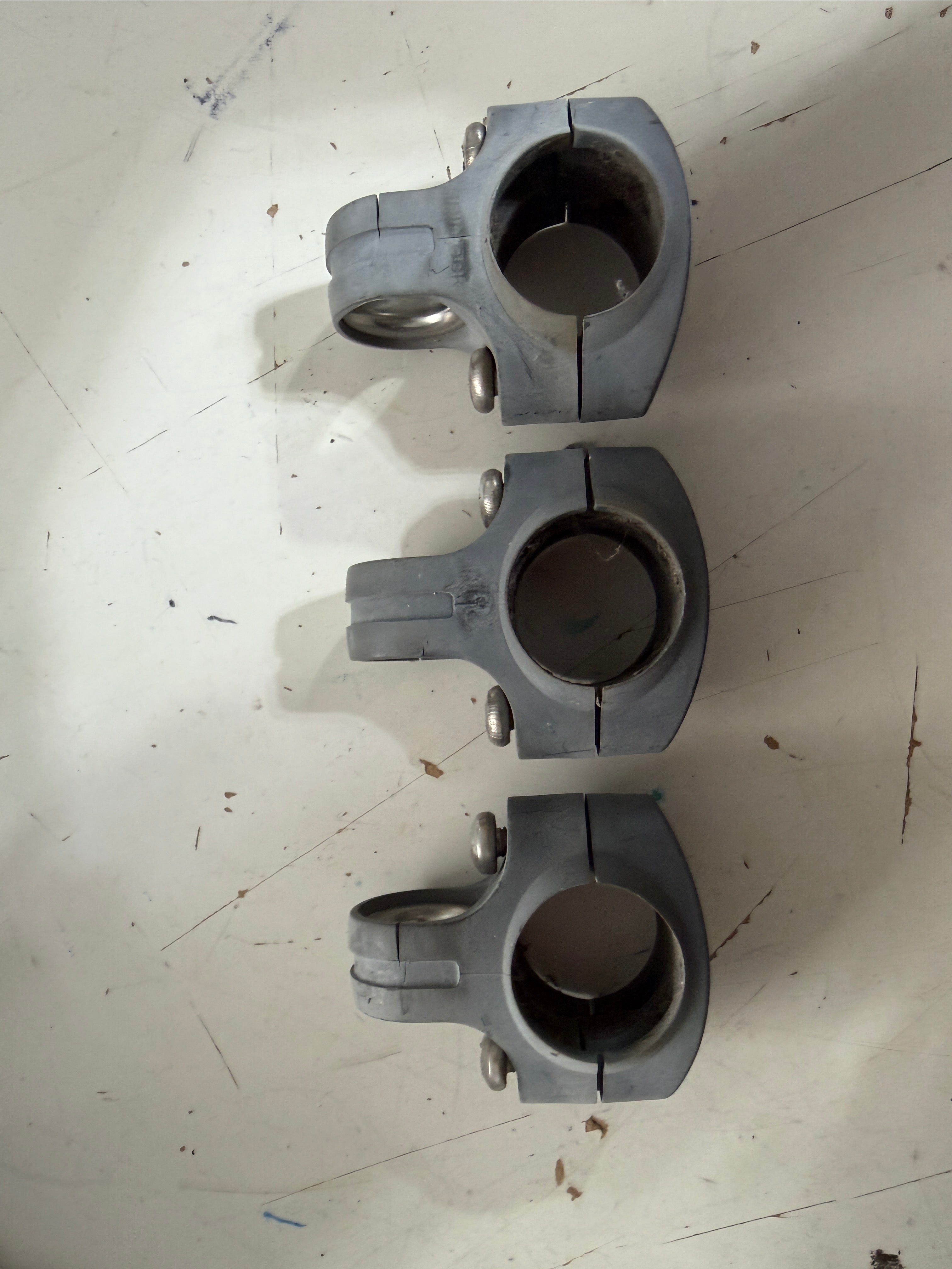 Set OF 3 - 7/8" Stanchion Diameter - 1/2" Fairlead – Sailboat Parts