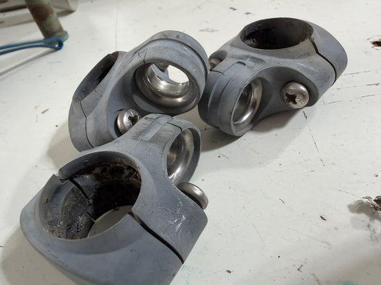 Set OF 3 - 7/8" Stanchion Diameter - 1/2" Fairlead – Sailboat Parts