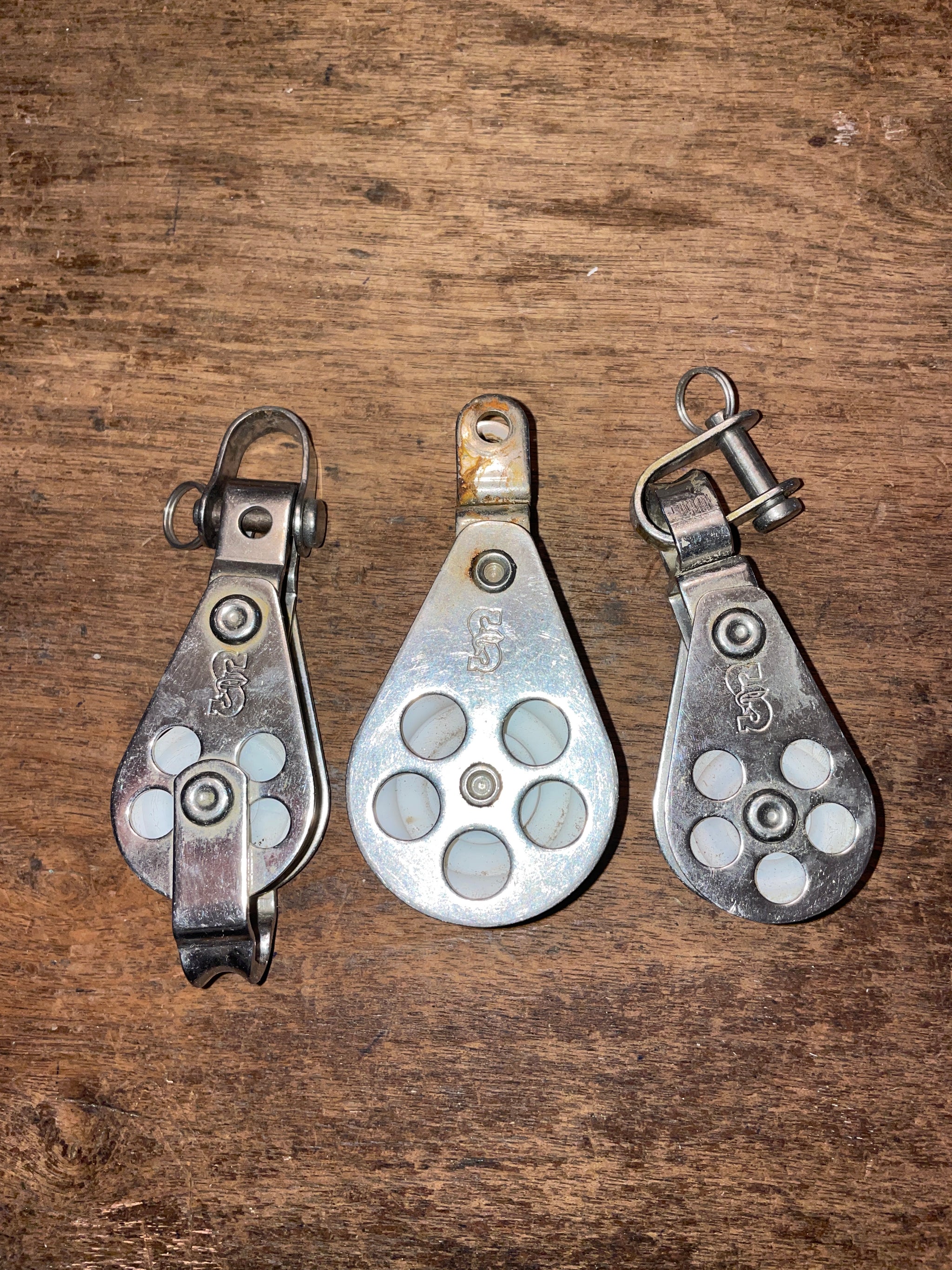 Set Of 3 Small Schaefer Blocks – Sailboat Parts