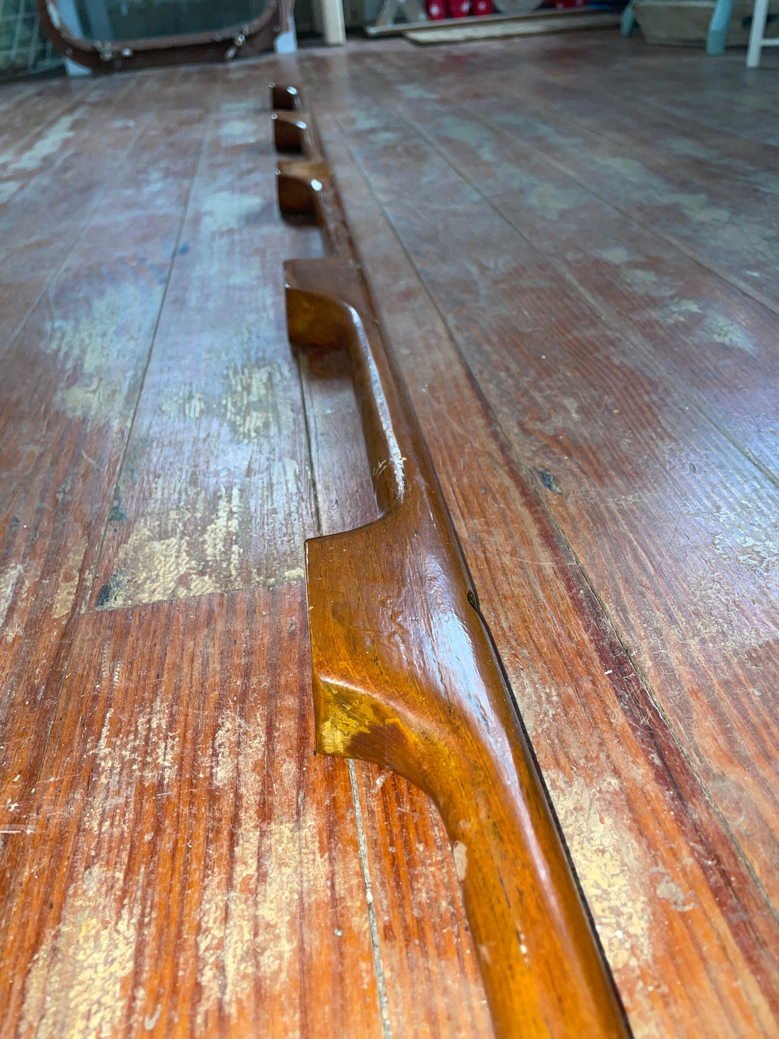 56 1/2” Long Teak Hand Rail – Sailboat Parts