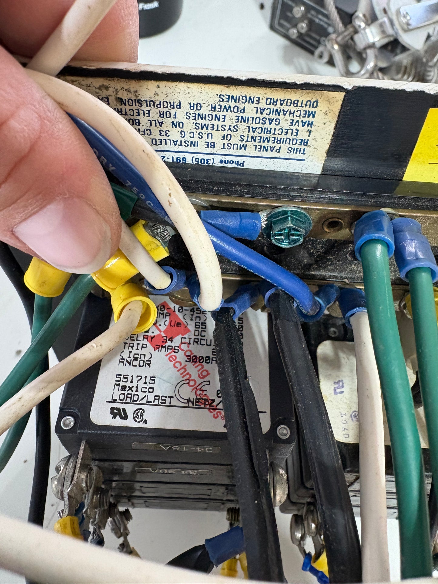 Electric Panel 5 Switches – Sailboat Parts