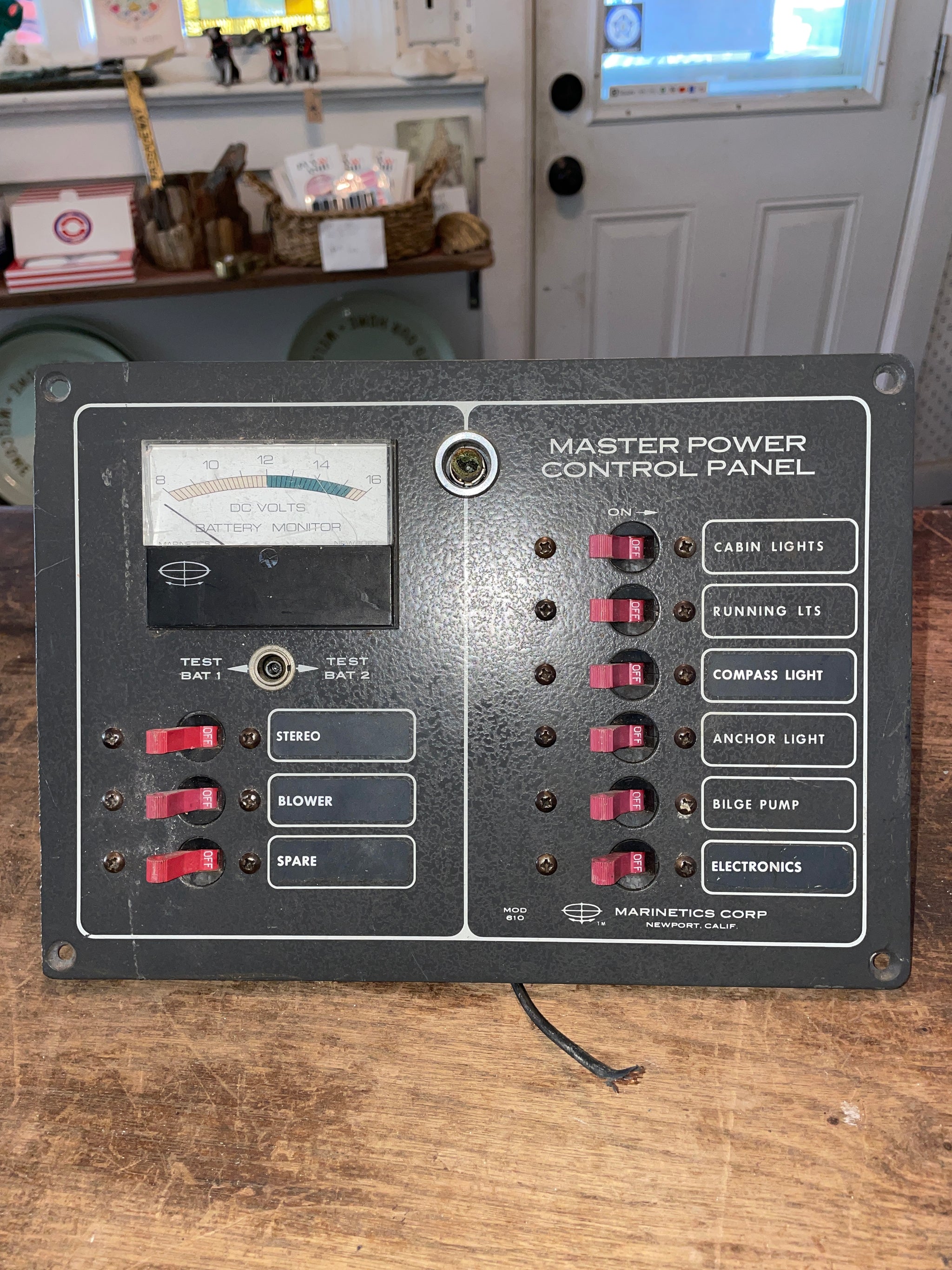 Marinetics Corp. Master Power DC Control Panel – Sailboat Parts