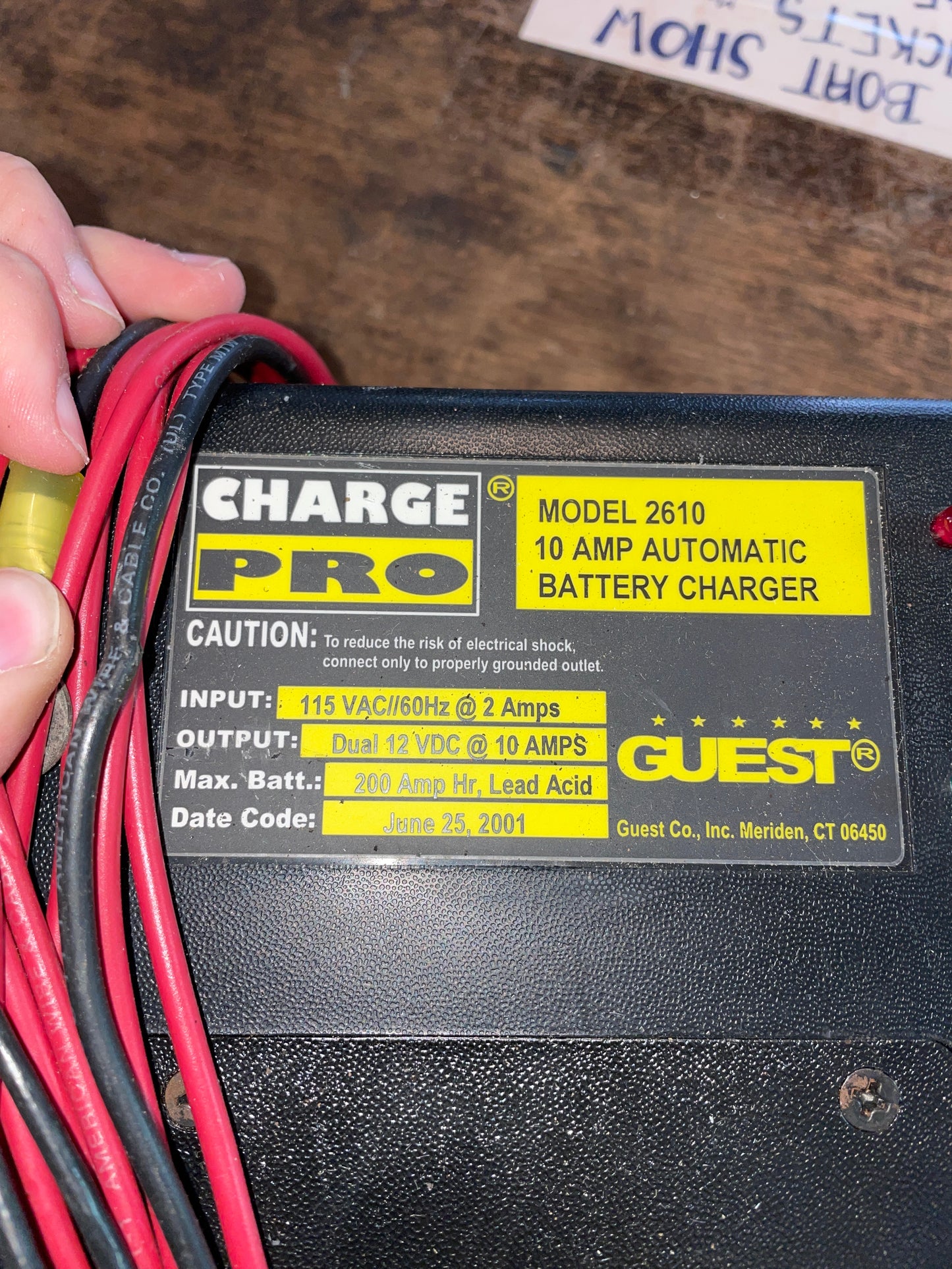 Guest Battery Charger (Charge Pro) Model # 2610- UNTESTED – Sailboat Parts