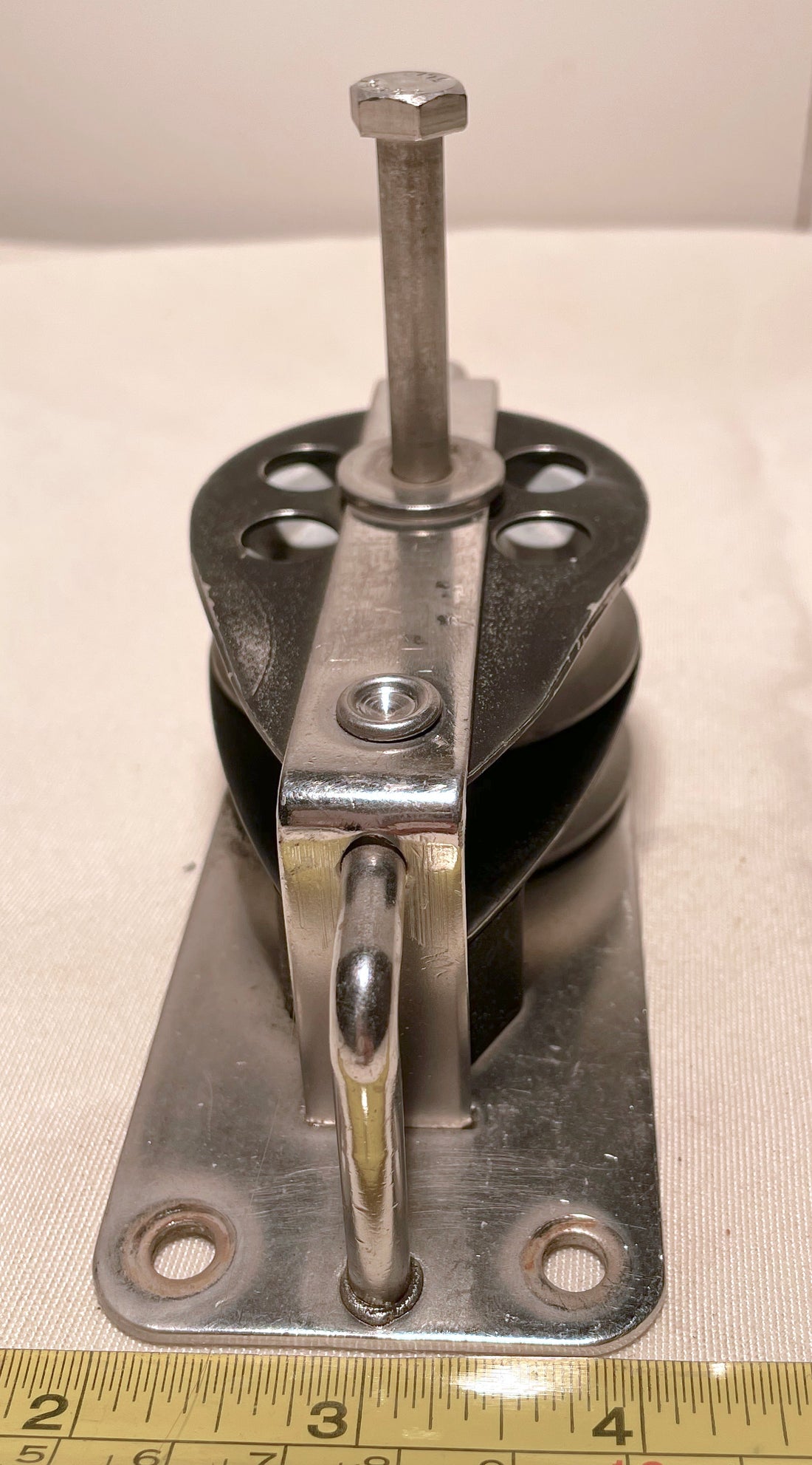 Stainless Steel & Aluminum Flat Mount Double Cheek Block – Sailboat Parts