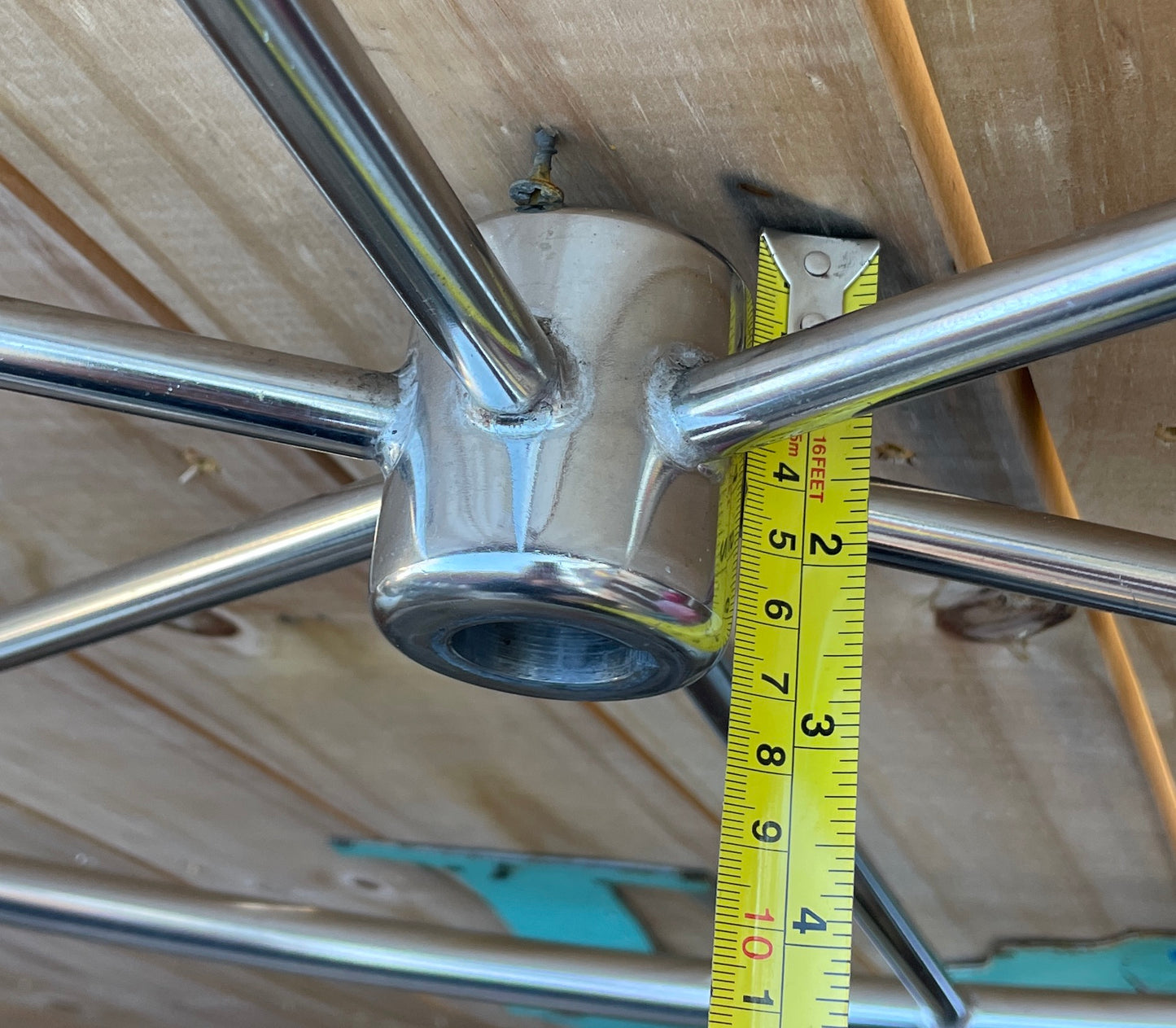 36" Stainless Steel Edson Destroyer Wheel w 1" keyed shaft – Sailboat Parts